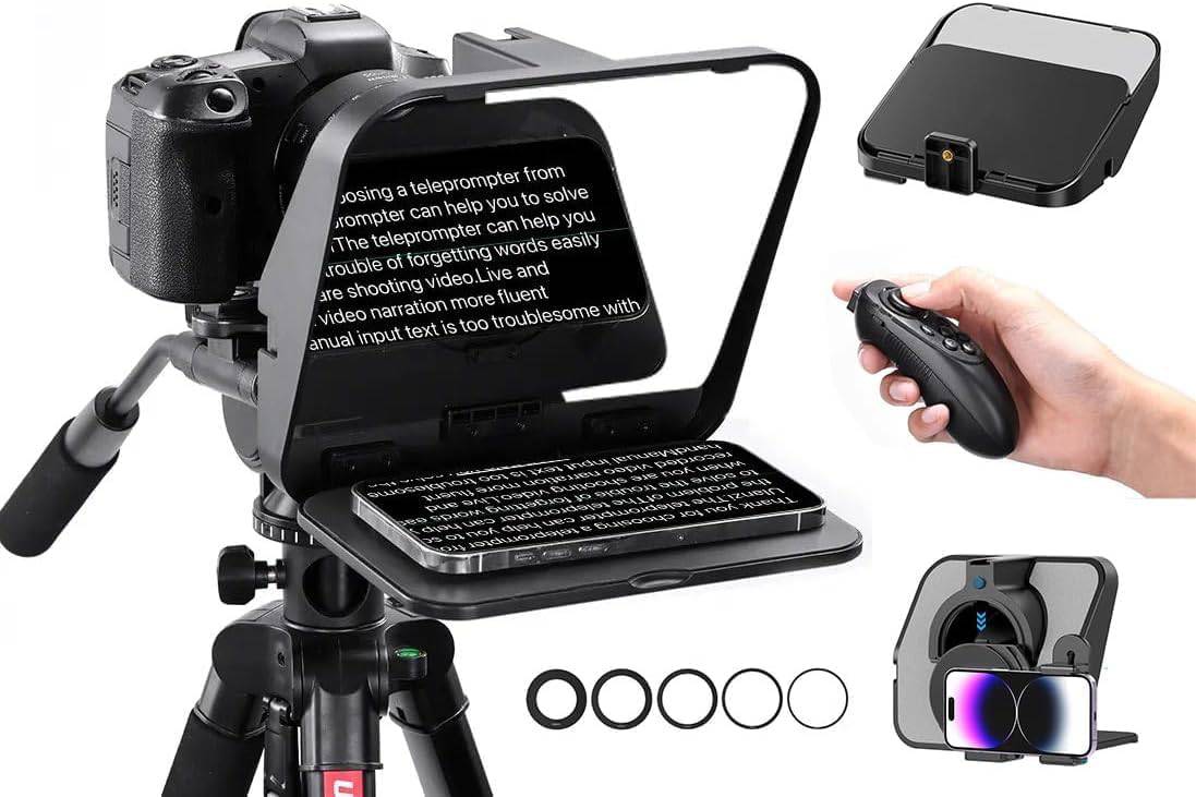 Teleprompter for Tablets and Smartphones with Remote Control - Fujifilm ...